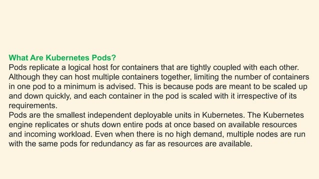 Kubernetes Cluster vs Nodes vs Pods vs Containers Comparison | PPT ...