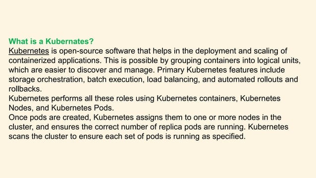 Kubernetes Cluster vs Nodes vs Pods vs Containers Comparison | PPT