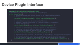 Kubernetes device plugins | PPT