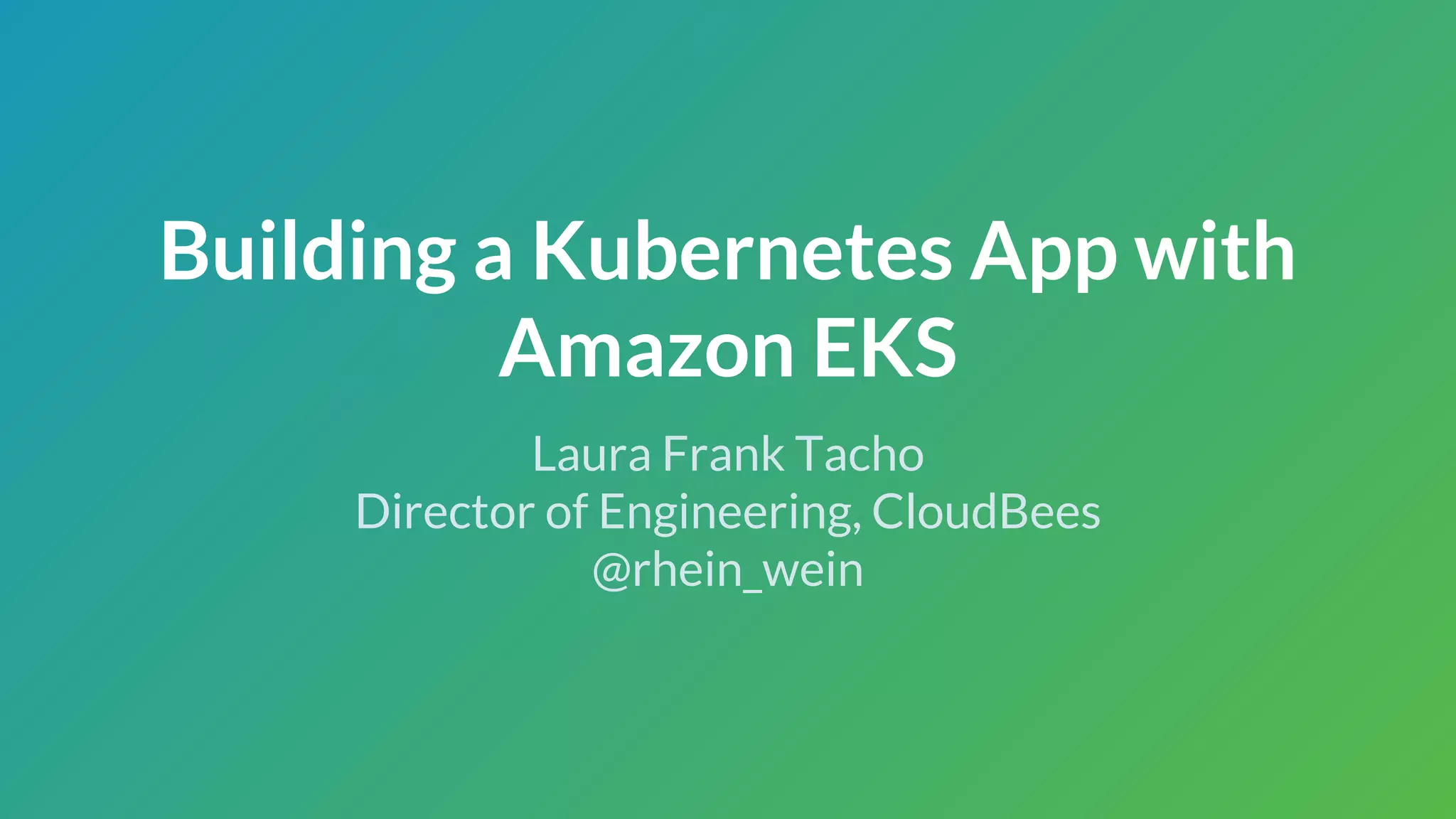Deploying a Kubernetes App with Amazon EKS | PDF