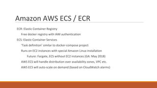 Kubernetes and Amazon ECS | PPT