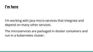 Kubernetes for java developers | PPT