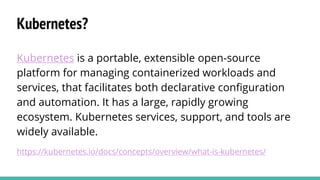 Kubernetes for java developers | PPT
