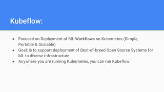 Kubernetes for machine learning | PPT