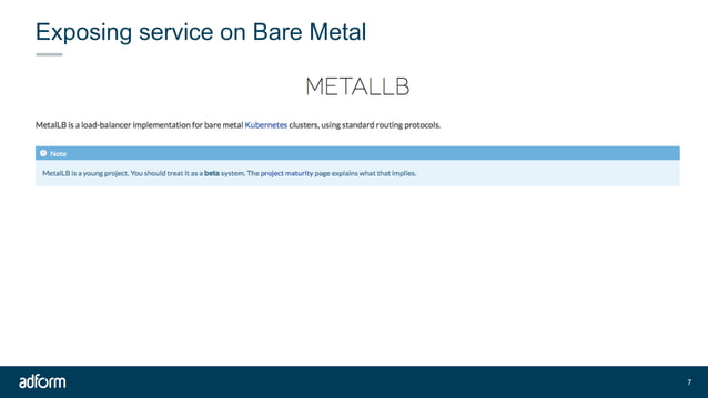 Kubernetes in Adform | PPT
