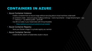 Kubernetes in Azure | PPT