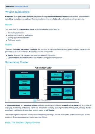 Kubernetes Interview Questions PDF By ScholarHat | PDF