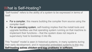 Kubernetes Meetup Tokyo #8 Self-hosted Kubernetes を調べてみた | PPT