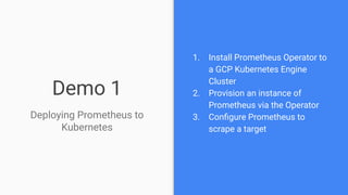 Kubernetes Observability with Prometheus by Example | PDF