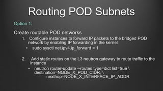 Kubernetes on open stack | PPT