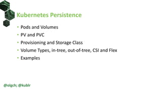 Kubernetes persistence 101 | PDF