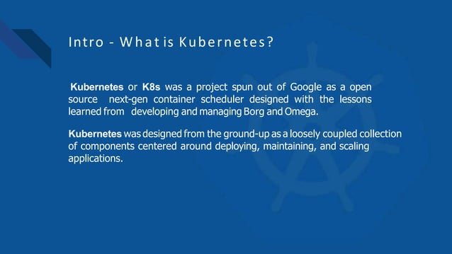 Kubernetes PPT.pptx | Cloud Computing | Internet