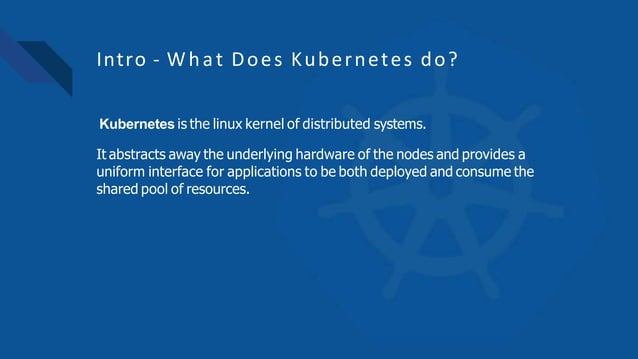 Kubernetes PPT.pptx | Cloud Computing | Internet
