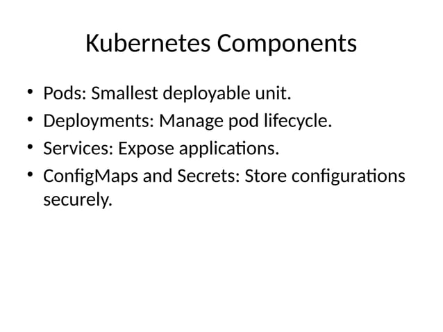 Introduction: Basic About Kubernetes Cluster | PPT