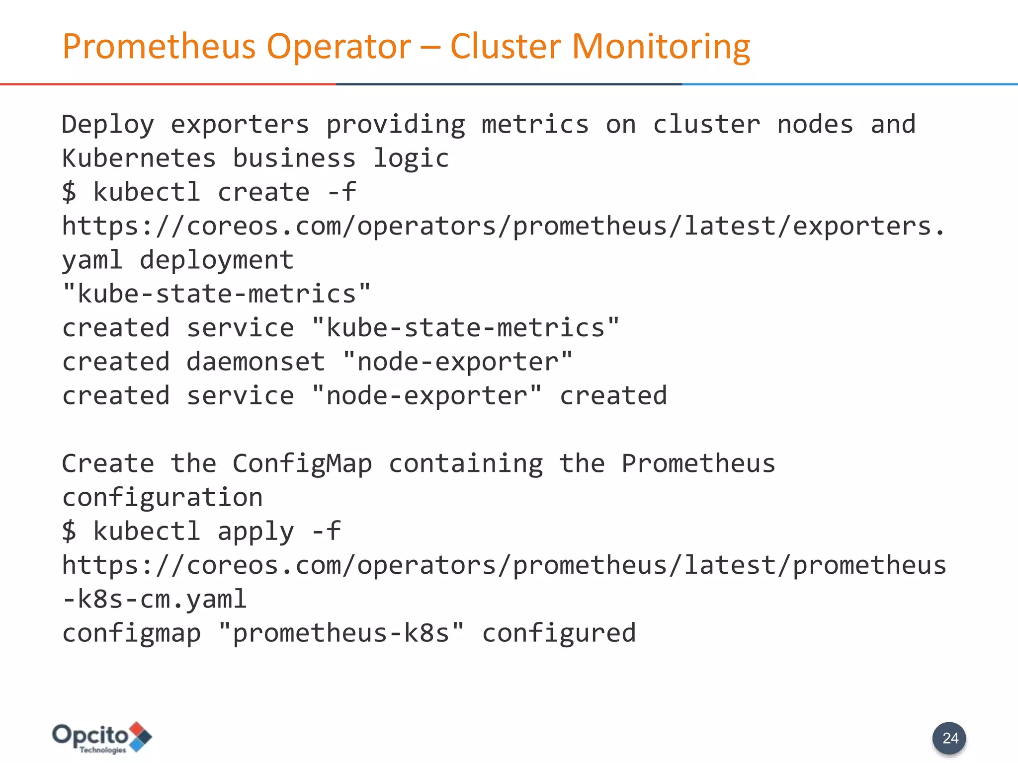 Securing & Monitoring Your K8s Cluster with RBAC and Prometheus”. | PPT