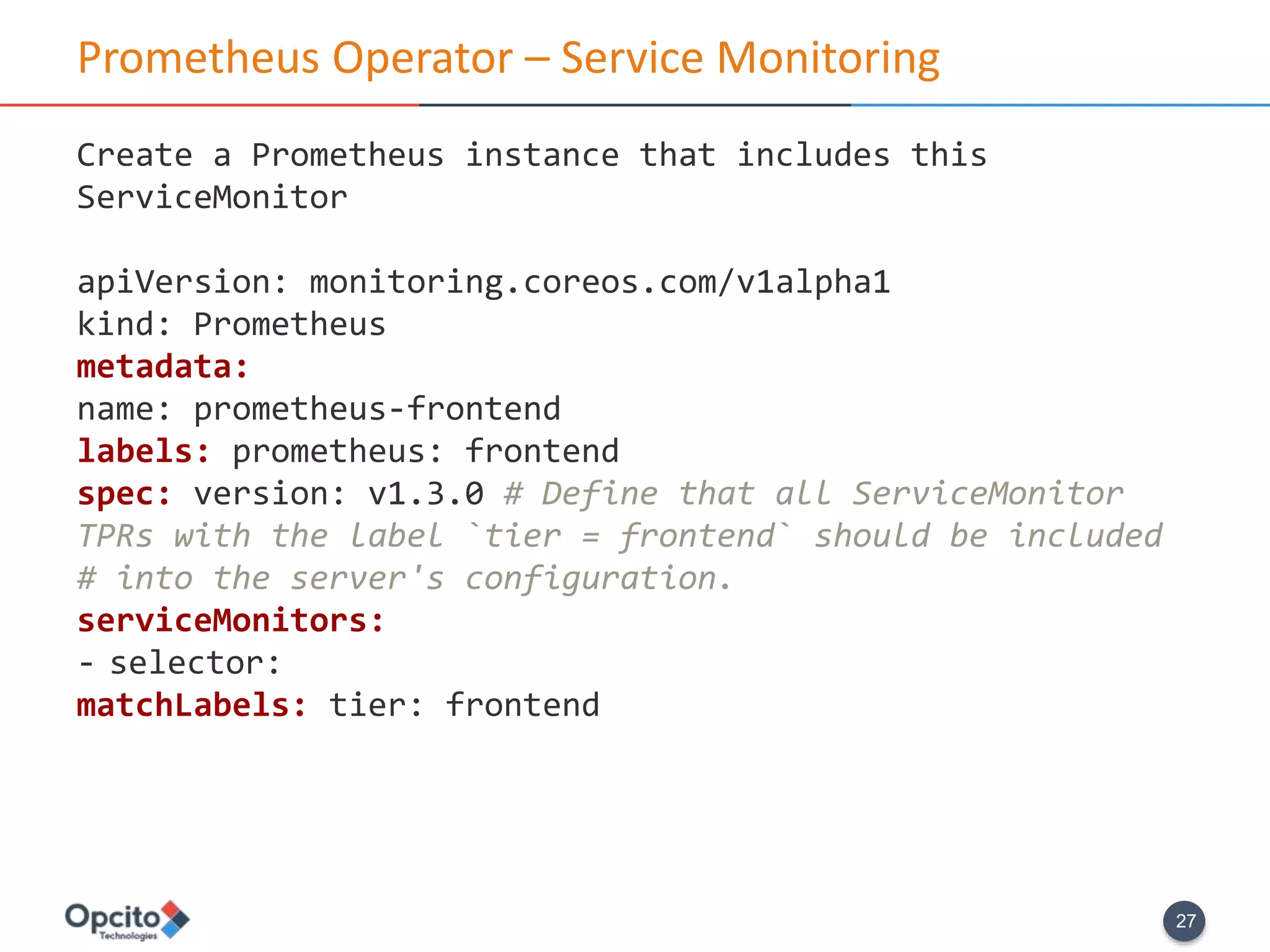 Securing & Monitoring Your K8s Cluster with RBAC and Prometheus”. | PPT