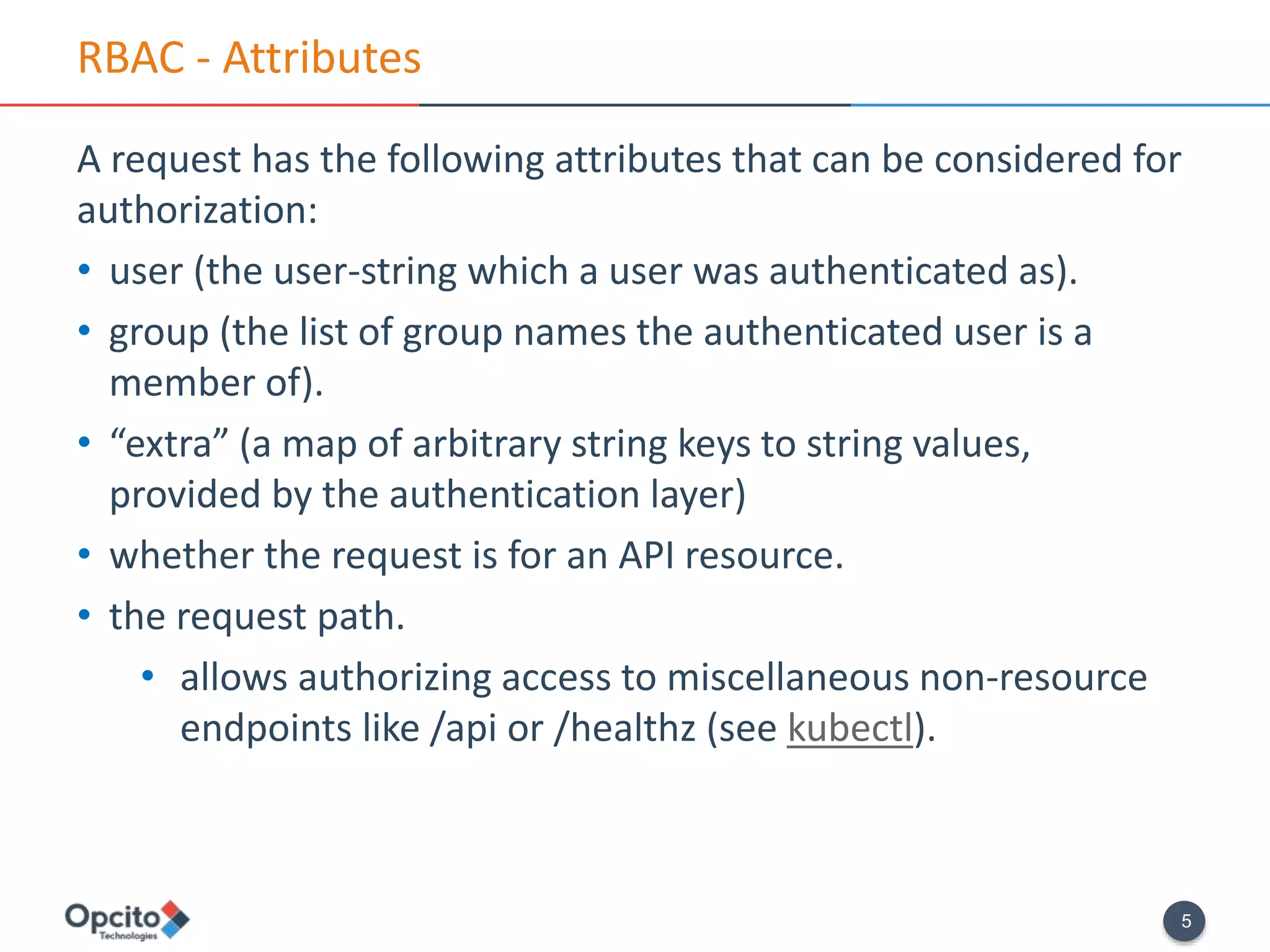 Securing & Monitoring Your K8s Cluster with RBAC and Prometheus”. | PPT