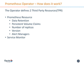 Securing & Monitoring Your K8s Cluster with RBAC and Prometheus”. | PPT