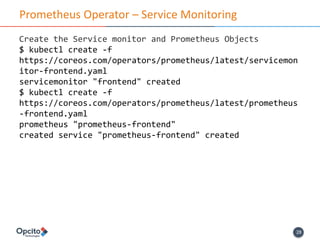 Securing & Monitoring Your K8s Cluster with RBAC and Prometheus”. | PPT