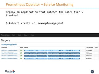 Securing & Monitoring Your K8s Cluster with RBAC and Prometheus”. | PPT