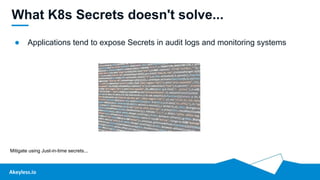 Kubernetes Secrets - The Good, The Bad, and The Ugly - Akeyless | PPT