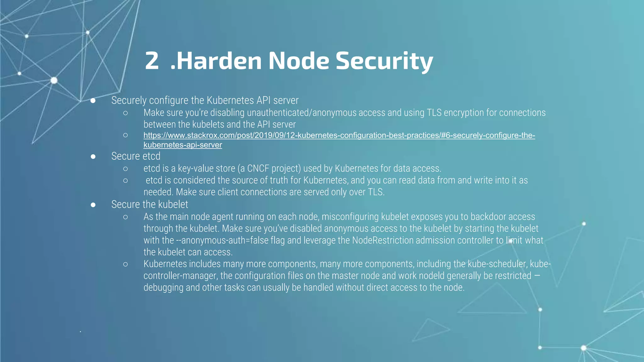 Kubernetes security with AWS | PPTX