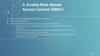 Kubernetes security with AWS | PPTX