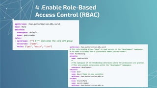 Kubernetes security with AWS | PPTX