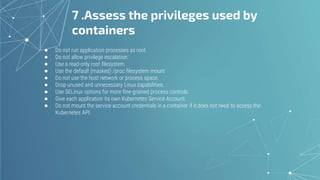 Kubernetes security with AWS | PPTX