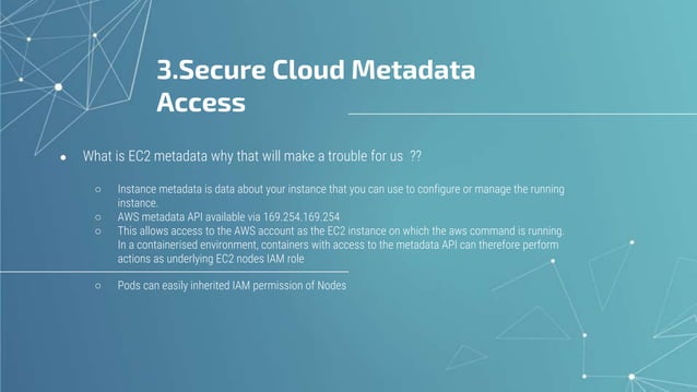 Kubernetes security with AWS | PPT
