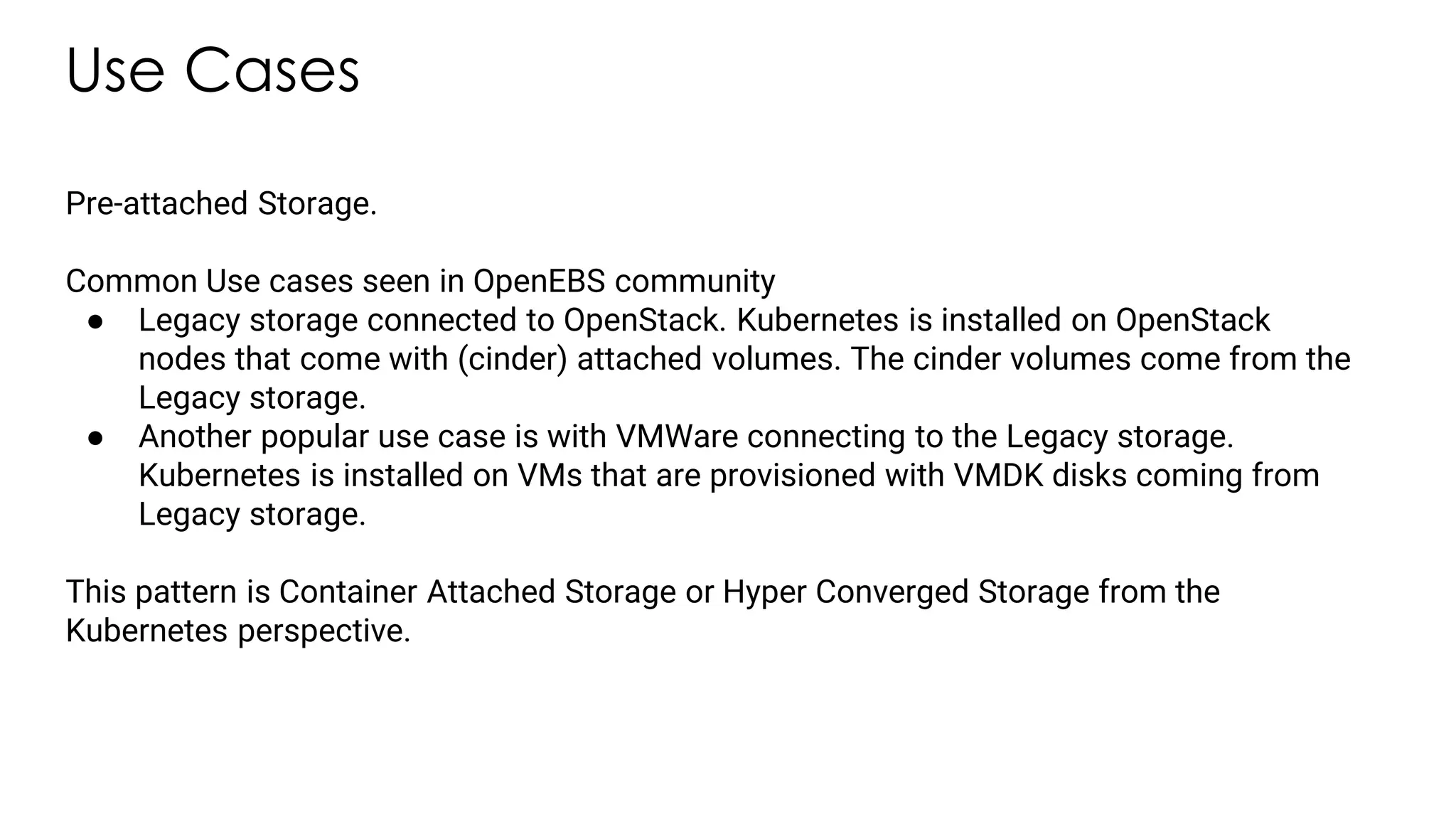Kubernetes Stateful Workloads On Legacy Storage