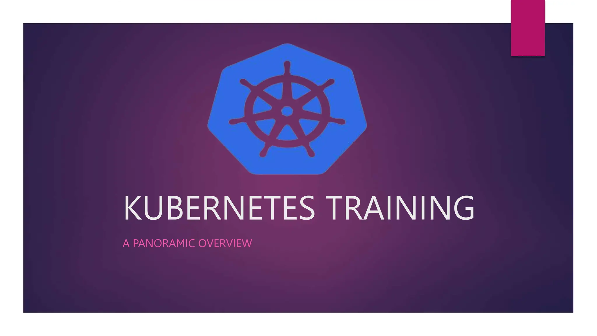 Kubernetes Training Classes In Bangalore Pptx