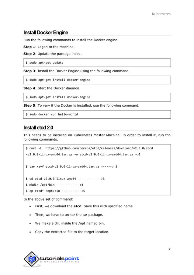 Kubernetes Tutorial Pdf 