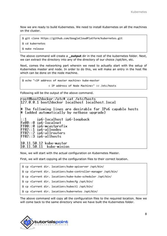 Kubernetes Tutorial Pdf 