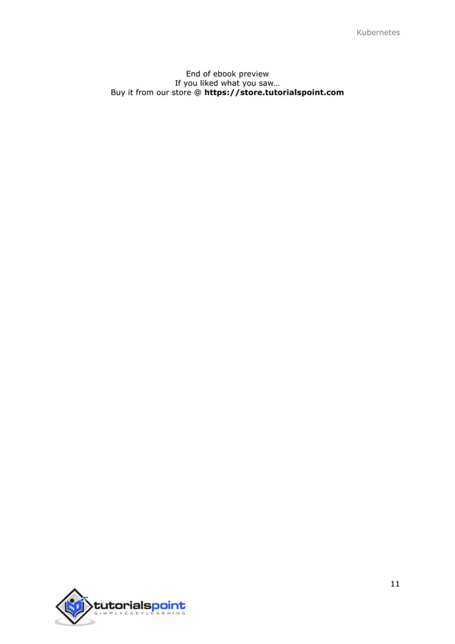 Kubernetes Tutorial Pdf