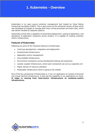 Kubernetes tutorial | PDF | Cloud Computing | Internet
