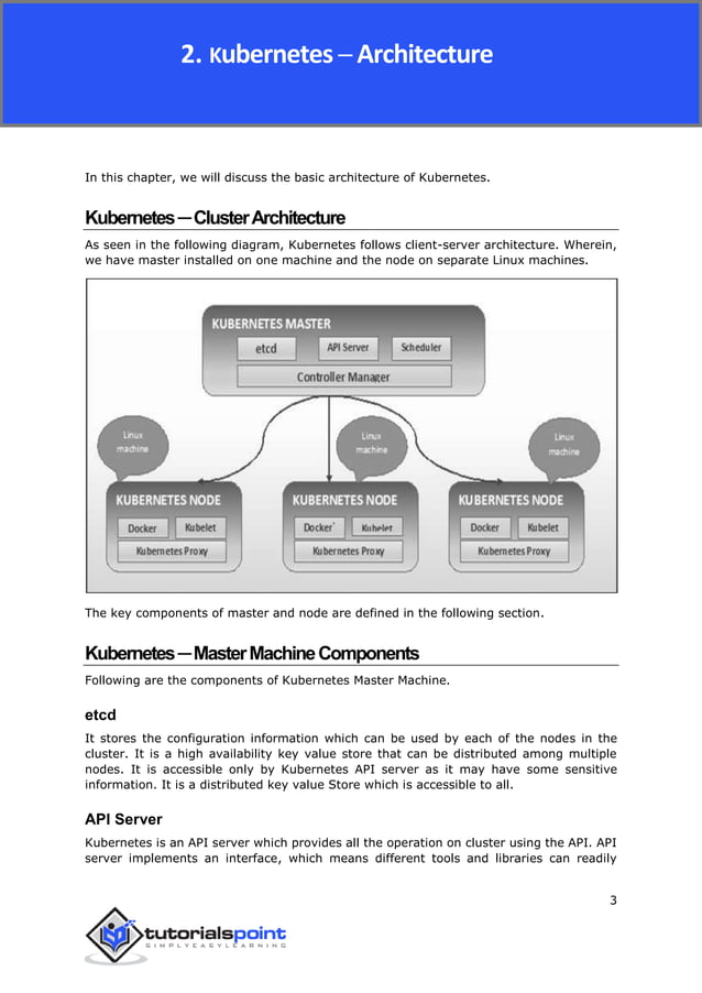 Kubernetes tutorial | PDF | Cloud Computing | Internet