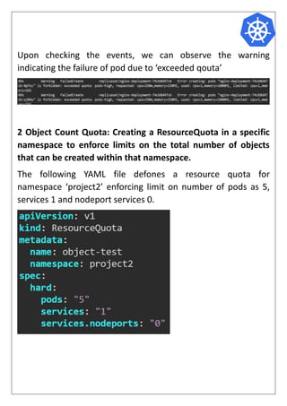 Kubernetes Resource Quotas for better cluster governance and cost ...