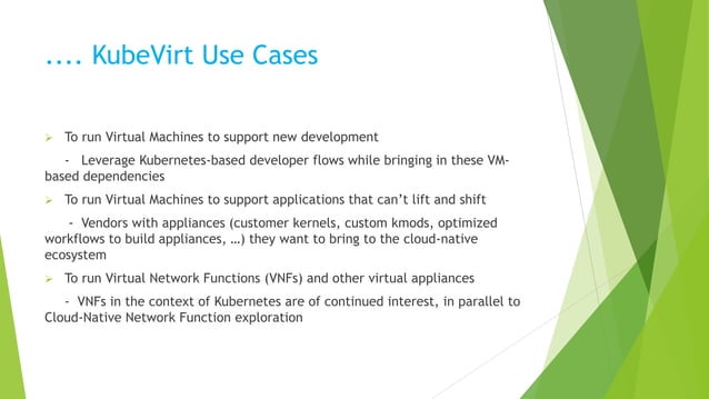 Turning Virtual Machines Cloud-Native using KubeVirt | PPTX