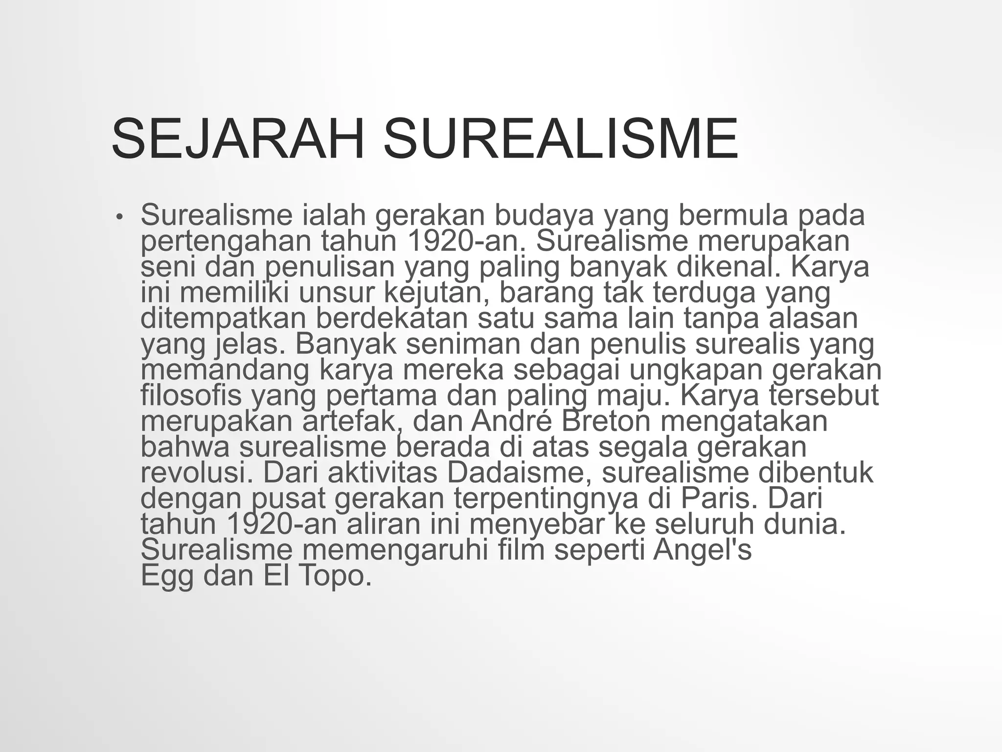 Kubisme, surealisme, dan romantisme | PPTX