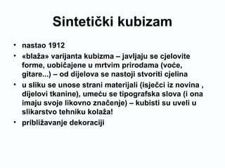 Kubizam | PPT