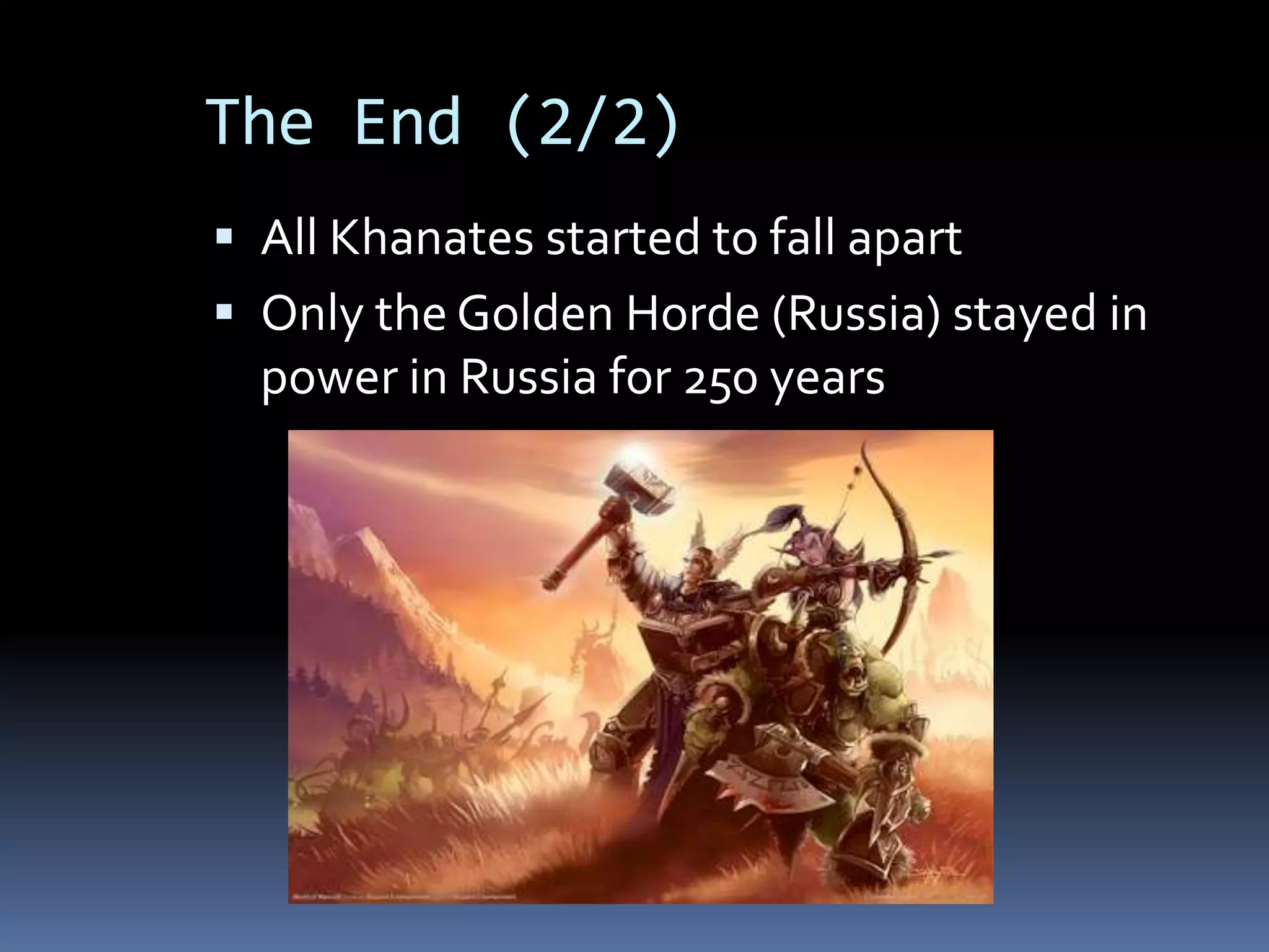 Kublai Khan's Mongols (12:3) | PPTX