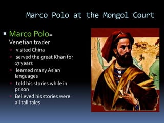 Kublai Khan's Mongols (12:3) | PPTX