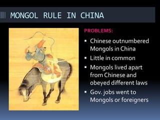 Kublai Khan's Mongols (12:3) | PPTX