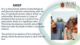 Theory of loss and Grief ppt . | PPTX