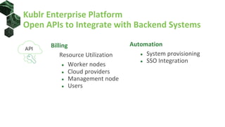 Kublr for cloud and managed service providers | PPT