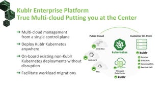 Kublr for cloud and managed service providers | PPT