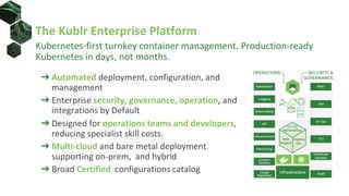 Kublr for cloud and managed service providers | PPT