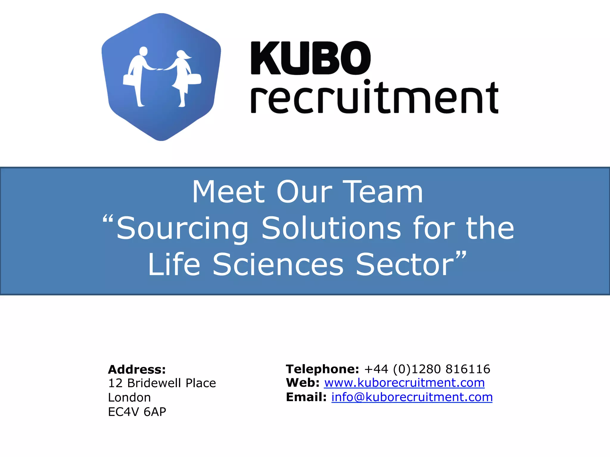 Kubo Recruitment Team Bios | PDF