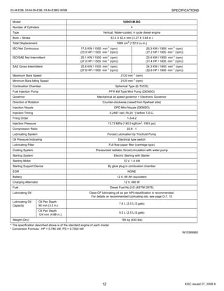 Kubota 03 m-e3 b series diesel engine service repair manual | PDF